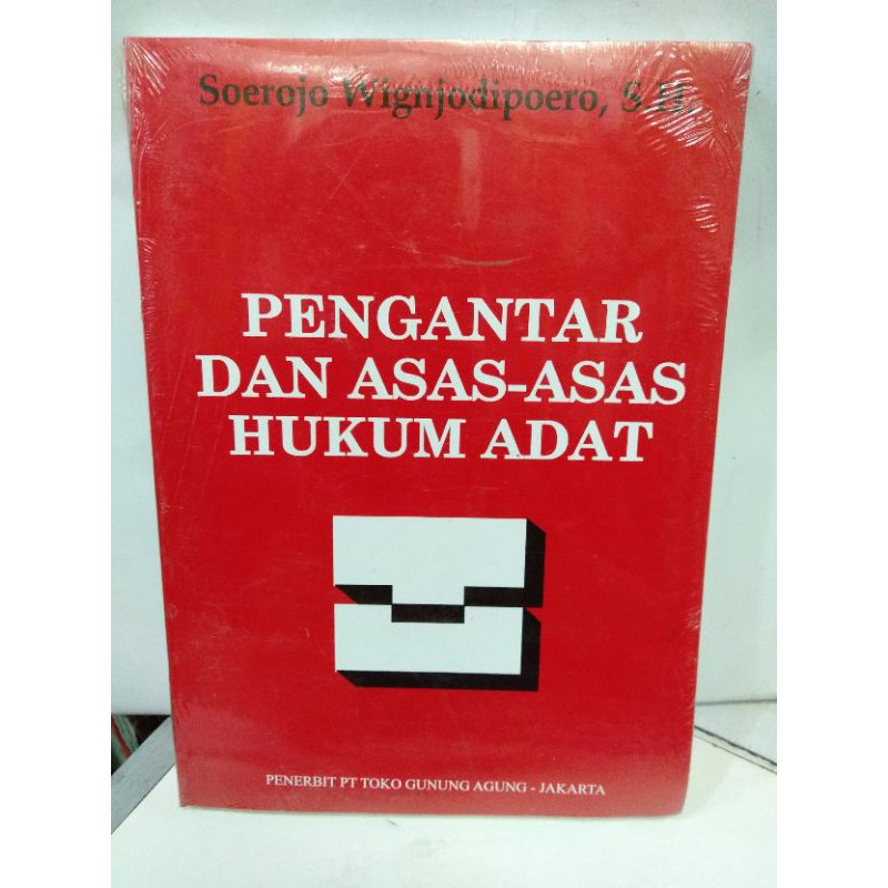 Jual BUKU PENGANTAR DAN ASAS ASAS HUKUM ADAT | Shopee Indonesia