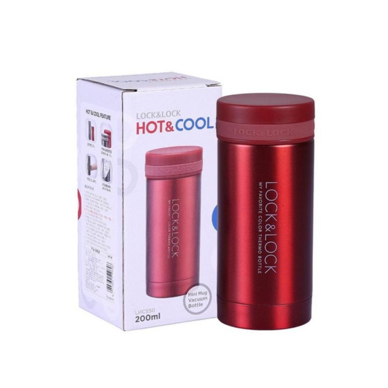 Jual Mini Termos 200ml RED Locknlock Merah | Shopee Indonesia