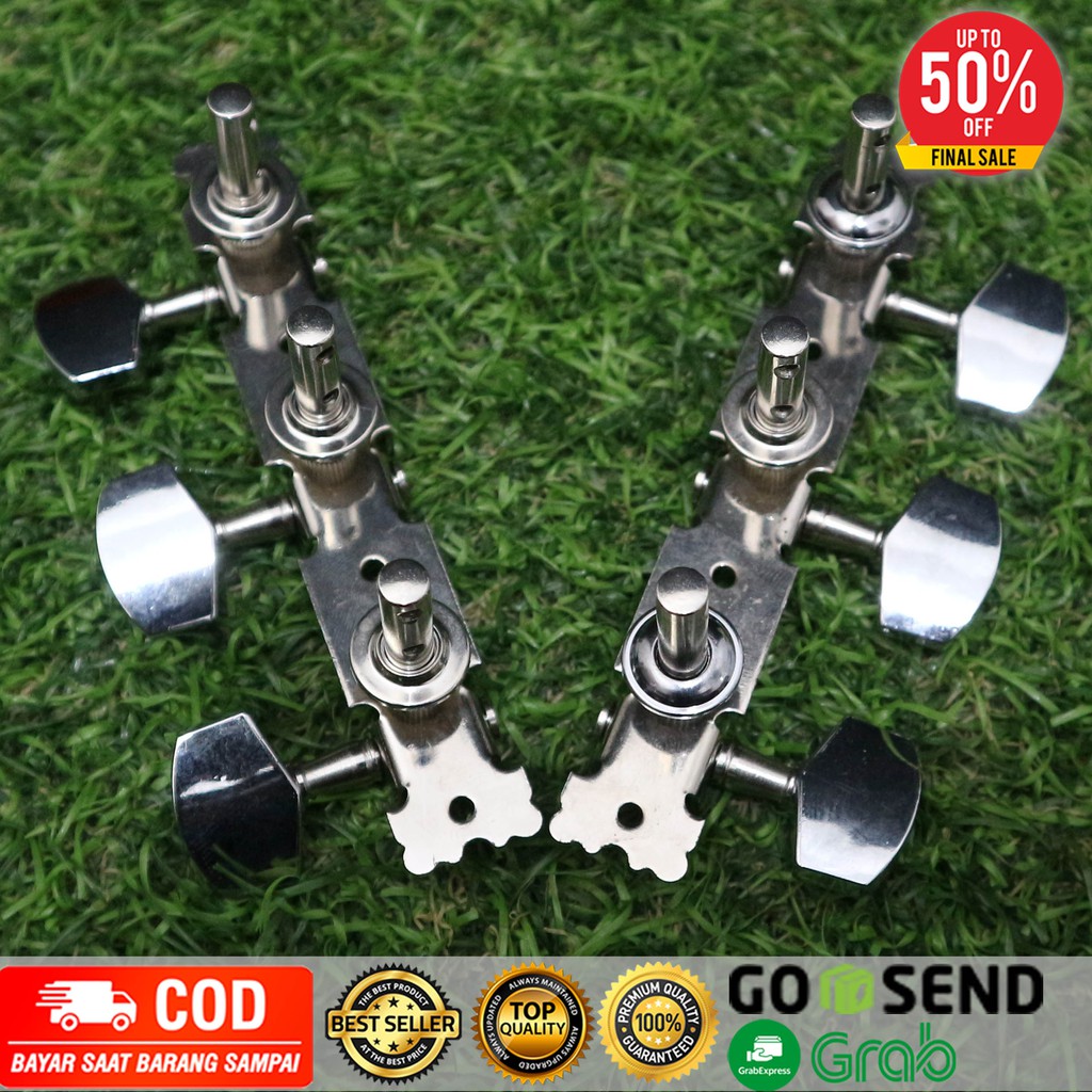 Jual Dryer Gitar Chrome ret Tuning gitar Putaran Gitar | Shopee Indonesia