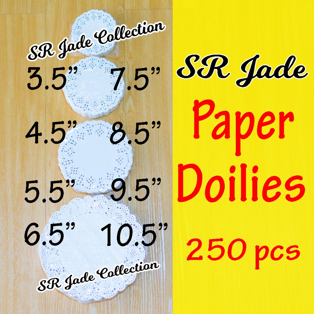 Jual Paper Doilies 3,5 Inci 9 cm 250 pcs 3.5 Inch Paper Doyleys Kertas ...