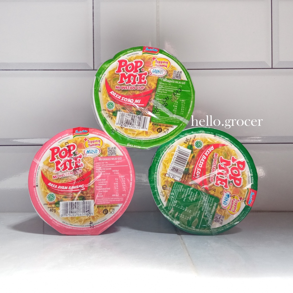 Jual Pop Mie Mini Rasa Baso Sapi Soto Mie Ayam Bawang 40 gr | Shopee ...