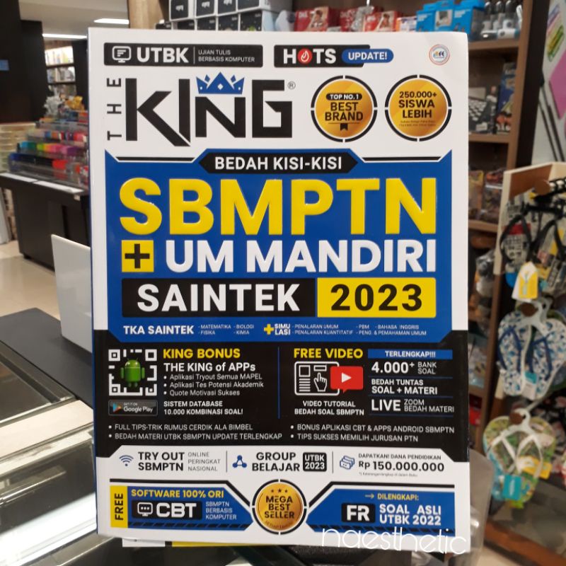 Jual Buku the king SBMPTN dan UM mandiri saintek 2023 | Shopee Indonesia
