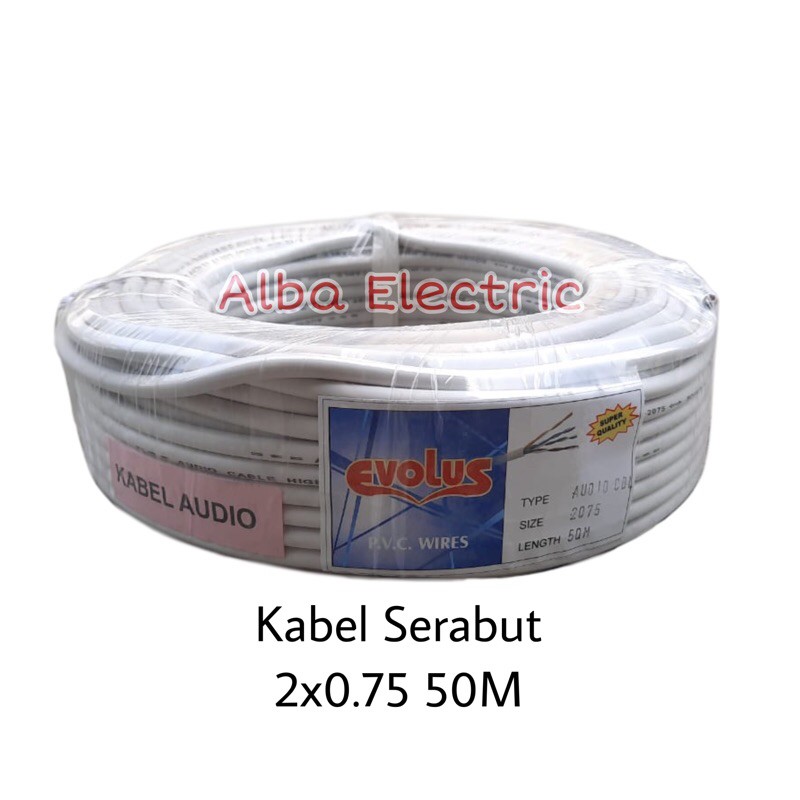 Jual KABEL LISTRIK SERABUT 2x0.75 NYYHYO EVOLUS | Shopee Indonesia