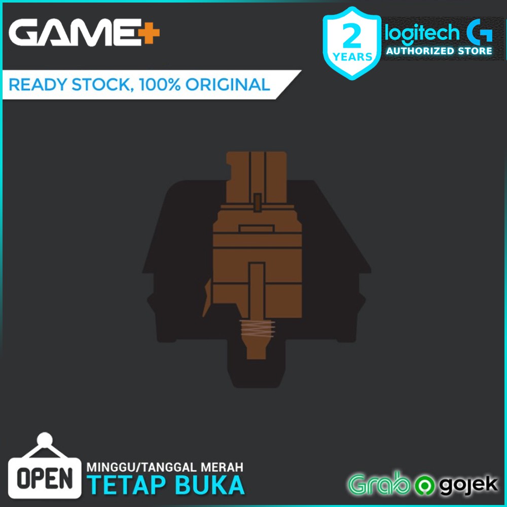 Jual Logitech GX Switch Mechanical Keycaps - Brown Tactile | Shopee ...