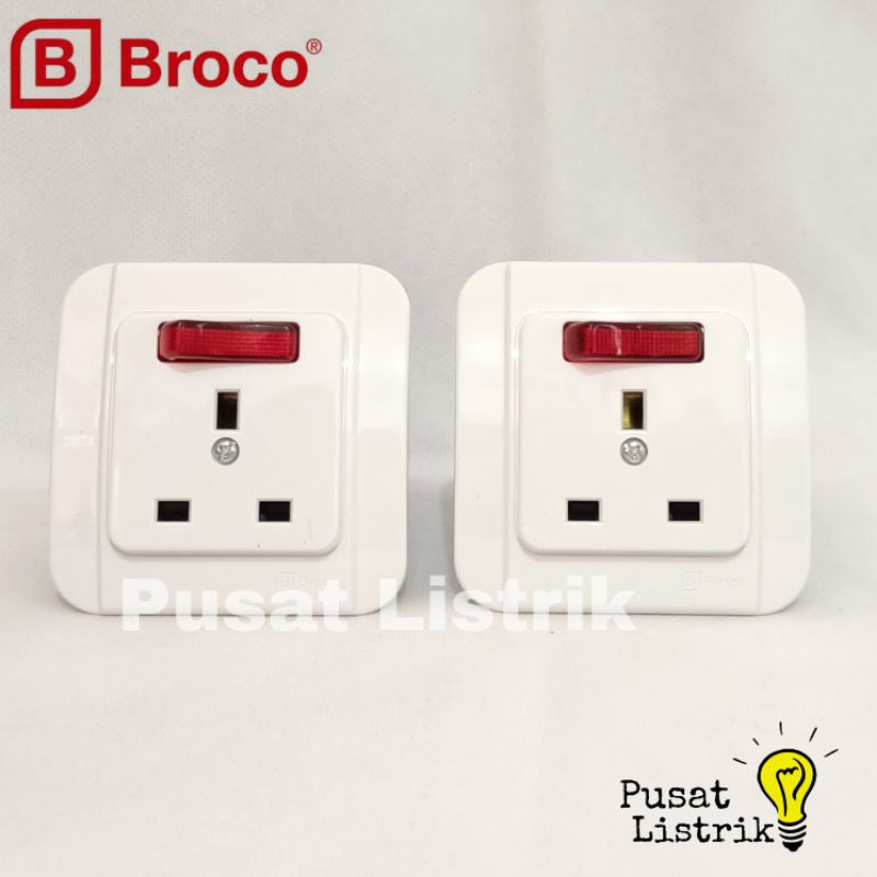 Jual IB Stop Kontak AC Broco Galleo G155 Socket Outlet With Switch Inbow Galleo | Shopee Indonesia