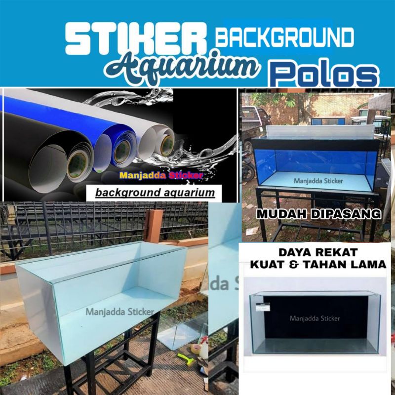 Jual STIKER SKOTLET KHUSUS BACKGROUND AKUARIUM HITAM DOFF / STIKER ...