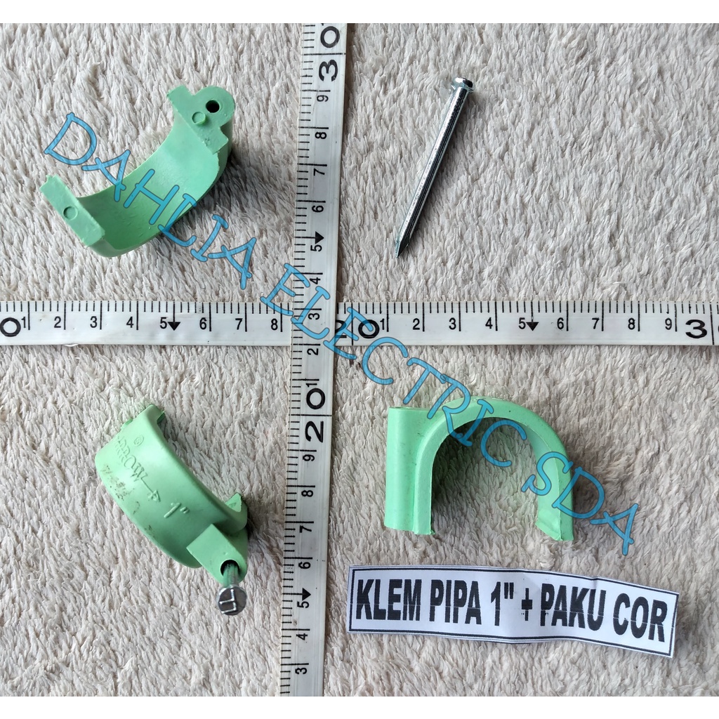 Jual KLEM PIPA 1 INCH + 1 PAKU COR | Shopee Indonesia