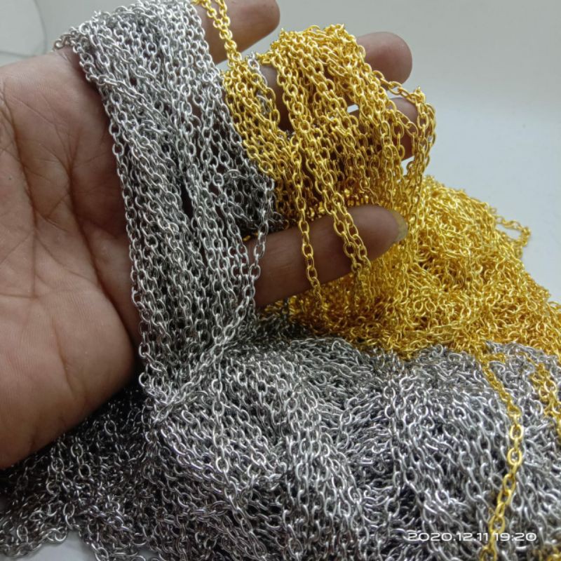 Jual rantai aksesoris/rantai kecil/rantai emas | Shopee Indonesia
