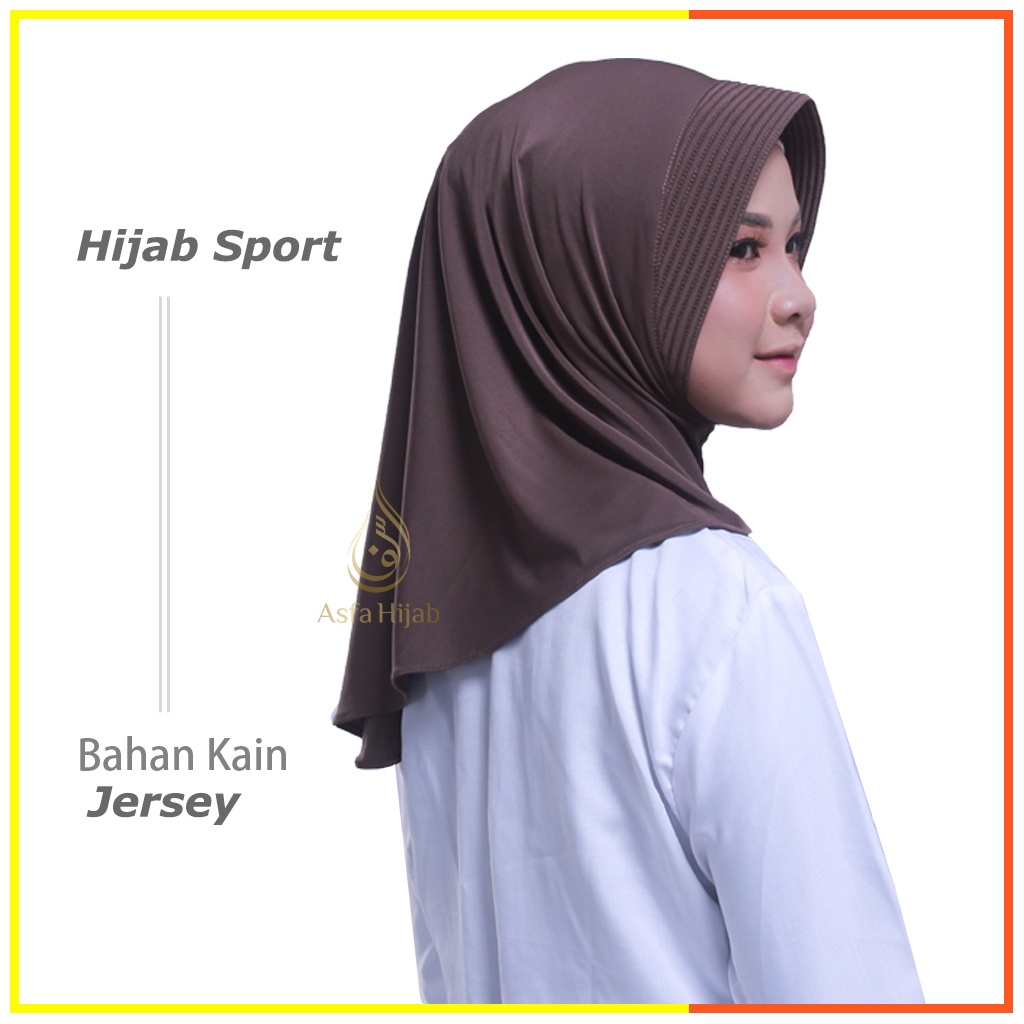 Jual Bergo Hijab Sport Premium Jersey Dewasa Jilbab Olahraga | Shopee Indonesia