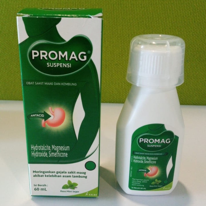 Jual Promag Cair Sirup Suspensi Obat Maag dan Kembung Botol 60 mL ...