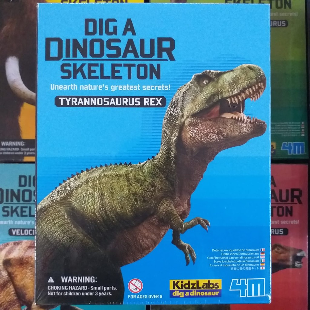 Jual 4M KIDZ LABS DIG A T-REX SKELETON 00-03221 | Shopee Indonesia