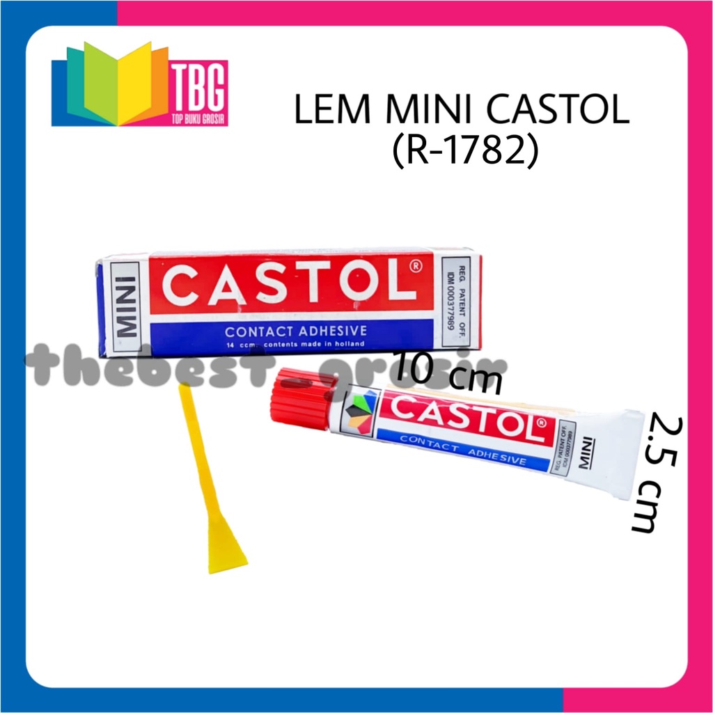 Jual 1 PCS LEM MINI 14CC CASTOL / LEM SERBAGUNA / LEM CASTOL / LEM ...