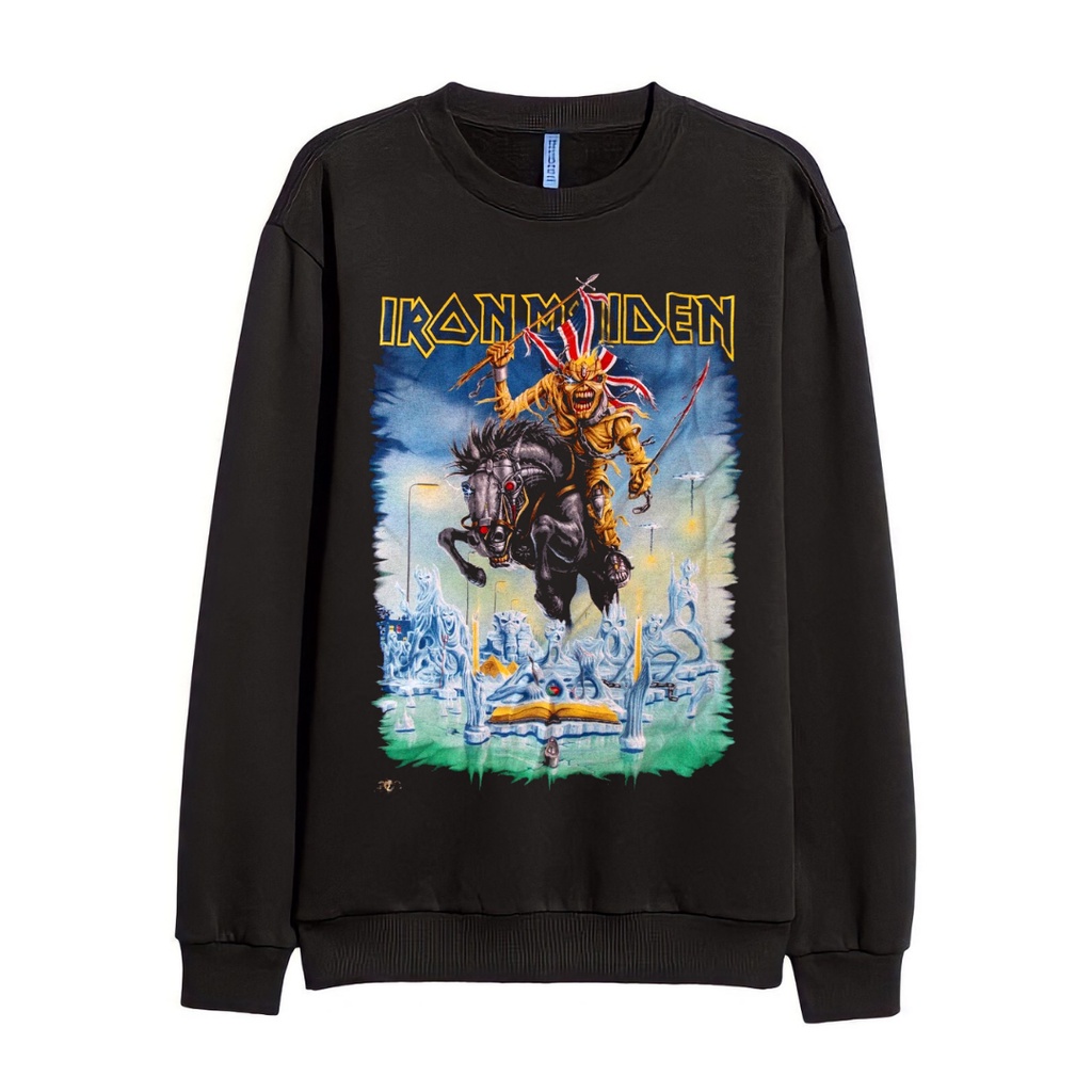 Jual Psycho Crucify "Iron Maiden" Crew Neck Sweater | Sweater Iron ...
