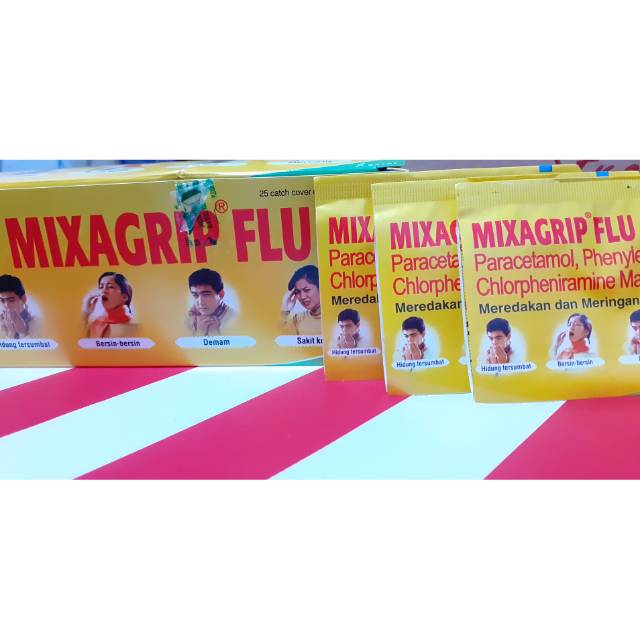 Jual OBAT FLU MIXAGRIB 1 SRIP ISI 4 KAPLET/ OBAT FLU/ OBAT PILEK ...
