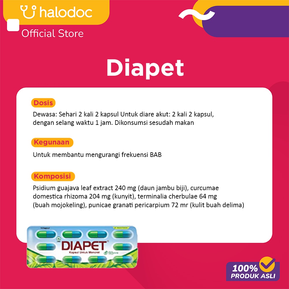 Jual Diapet 10 Kapsul | Shopee Indonesia