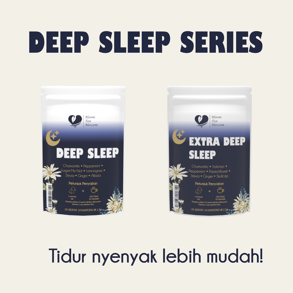 Jual GLARANADI - Teh Bunga Insomnia & Mempermudah Tidur Deep Sleep / Chamomile (Valerian Blend ...