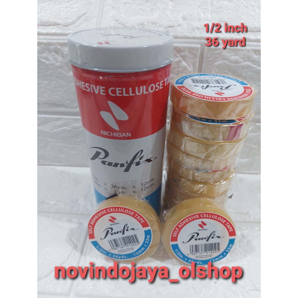 Jual ISOLASI PANFIX 1/2 INCH X 36 YARD TERMURAH ECER 1PCS | Shopee ...