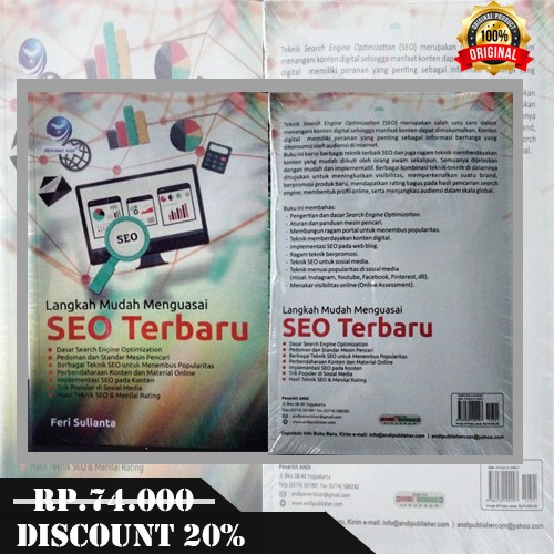 Jual Buku langkah mudah menguasai seo terbaru | Shopee Indonesia Jual Buku langkah mudah menguasai seo terbaru | Shopee Indonesia