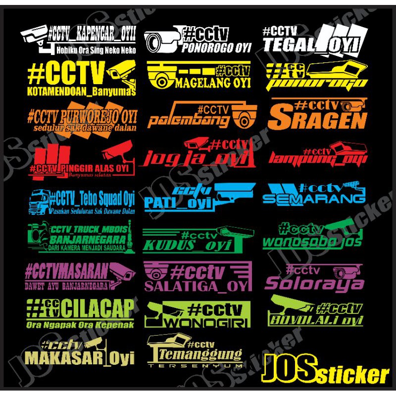 Jual STICKER CUTTING CCTV TRUCK REFLEKTIF(TERMURAH) | Shopee Indonesia