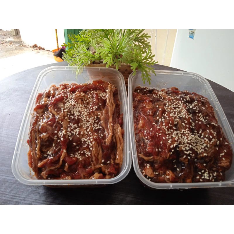 Jual DAGING SLICE / SHORTPLAT MARINASI BUMBU BULGOGI | Shopee Indonesia