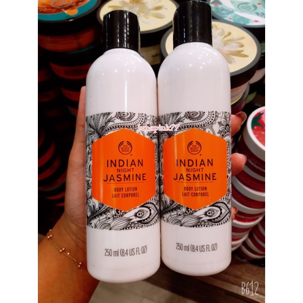 Jual The body shop indian night jasmine lotion 250 ml | Shopee Indonesia