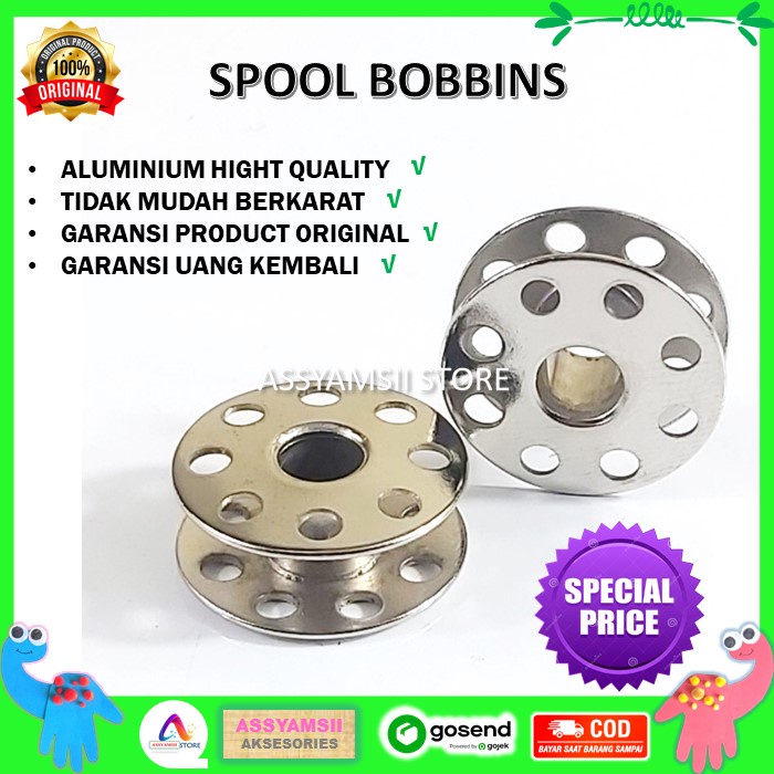 Jual Spool Spul Spol Lubang Bobbins Mesin Jahit Hight Speed Jarum 1 ...