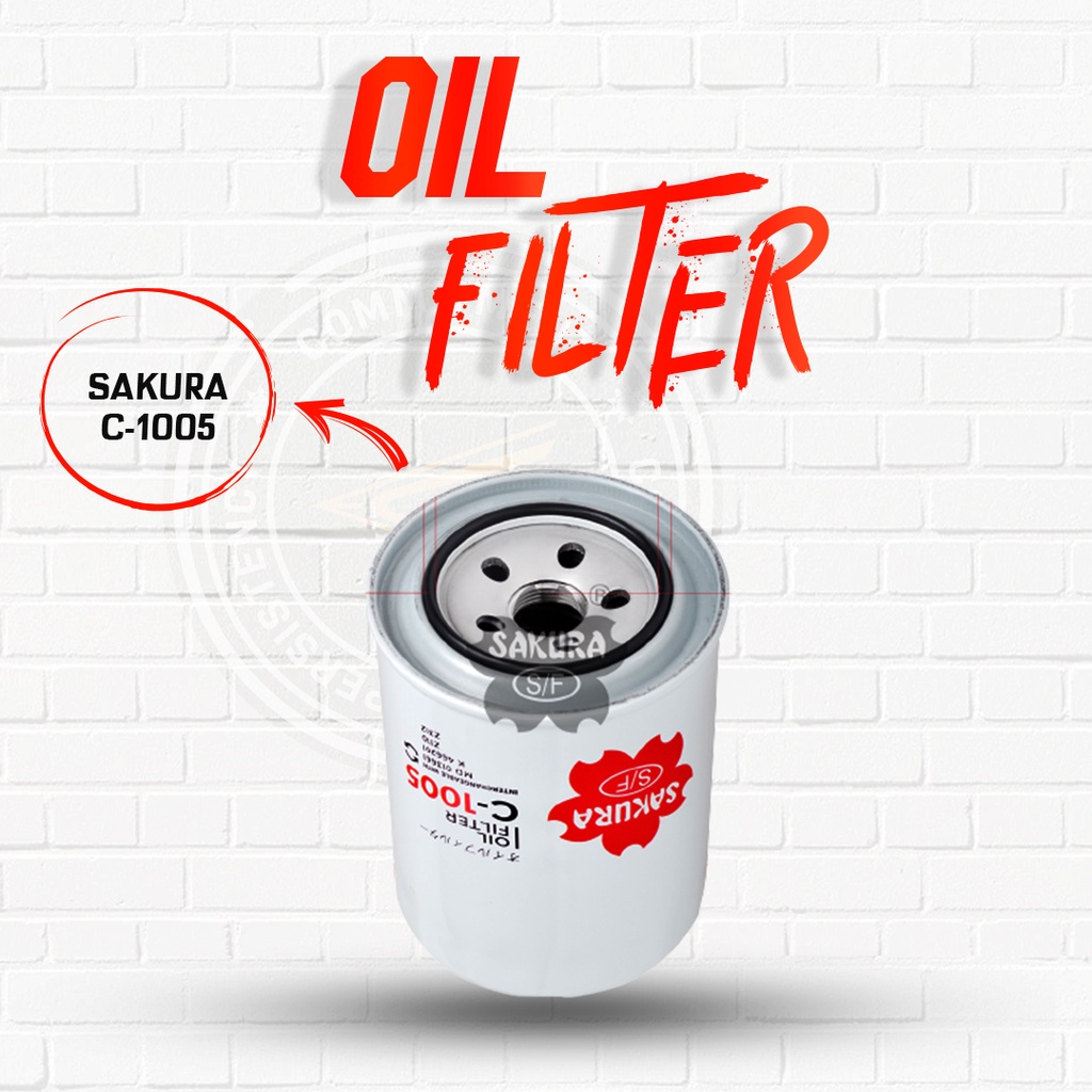 Jual Sakura Oil Filter C-1005/ C1005 / Sakura Filter Mitsubishi ...