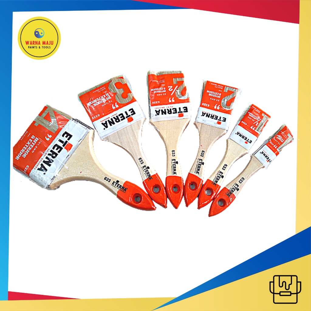Jual Kuas Tangan Eterna/Kuas Cat Tembok dan Cat Minyak Eterna | Shopee ...