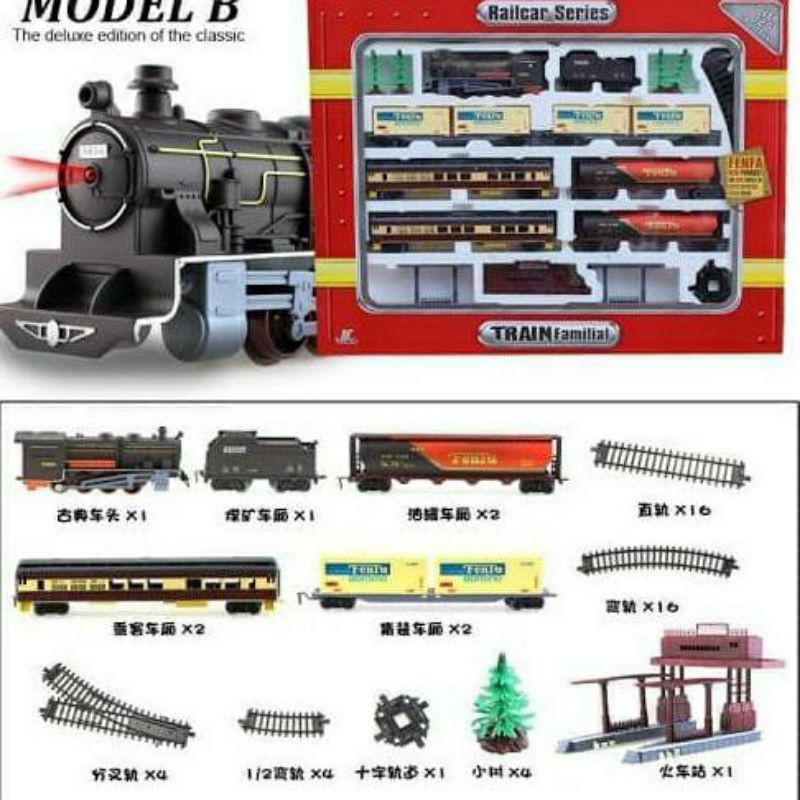 Jual mainan kereta api / miniatur kereta api FENFA / kereta api klasik ...