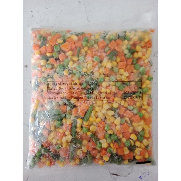 Jual Mix Vegetable 1 kg | Shopee Indonesia