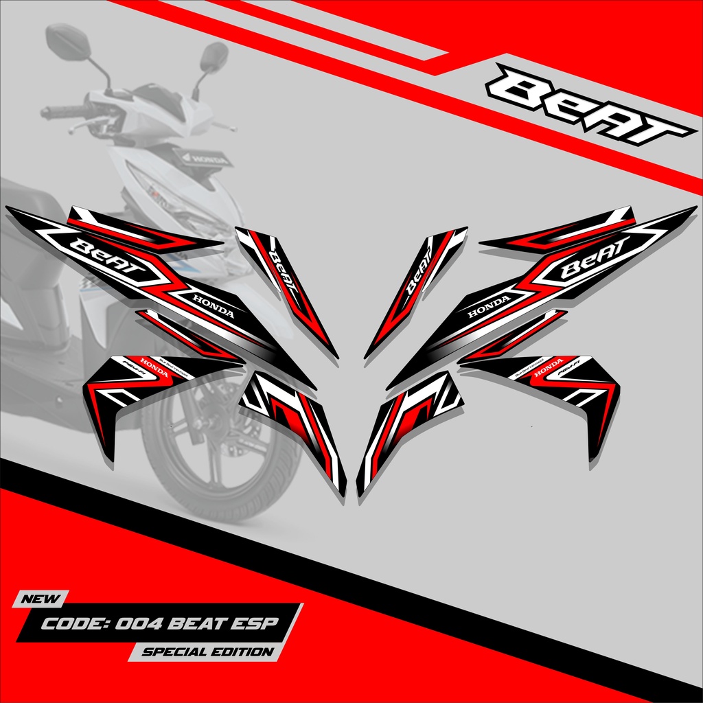 Jual Striping Beat eSP / Beat Street 2016 - 2019 List Variasi Code: DS ...