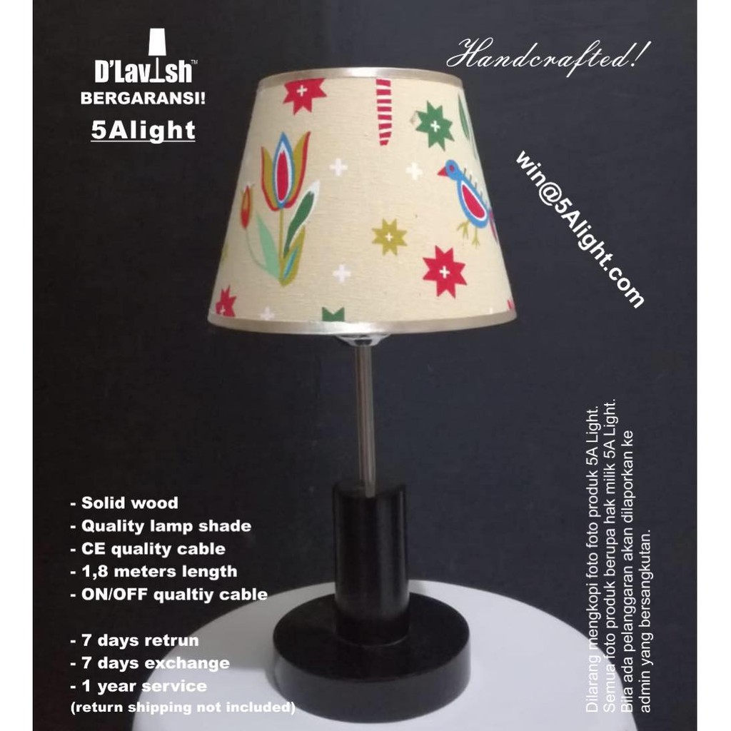Jual Classic WOOD - Lampu Meja Hias/Tidur/Nakas | Shopee Indonesia