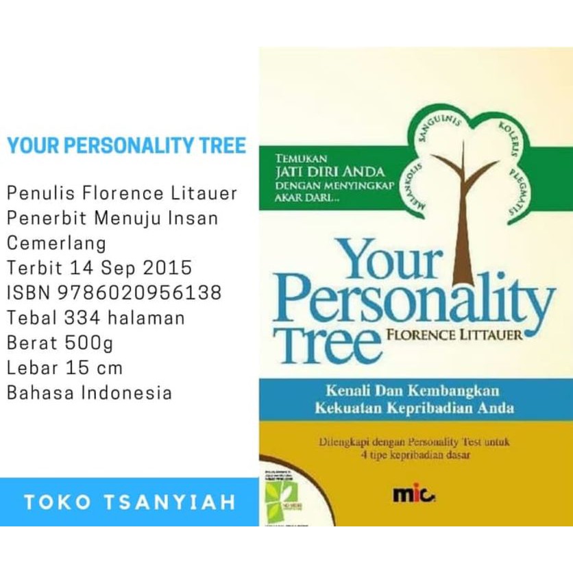 Jual Buku Kepribadian Your Personality Tree Florence Littauer | Shopee ...