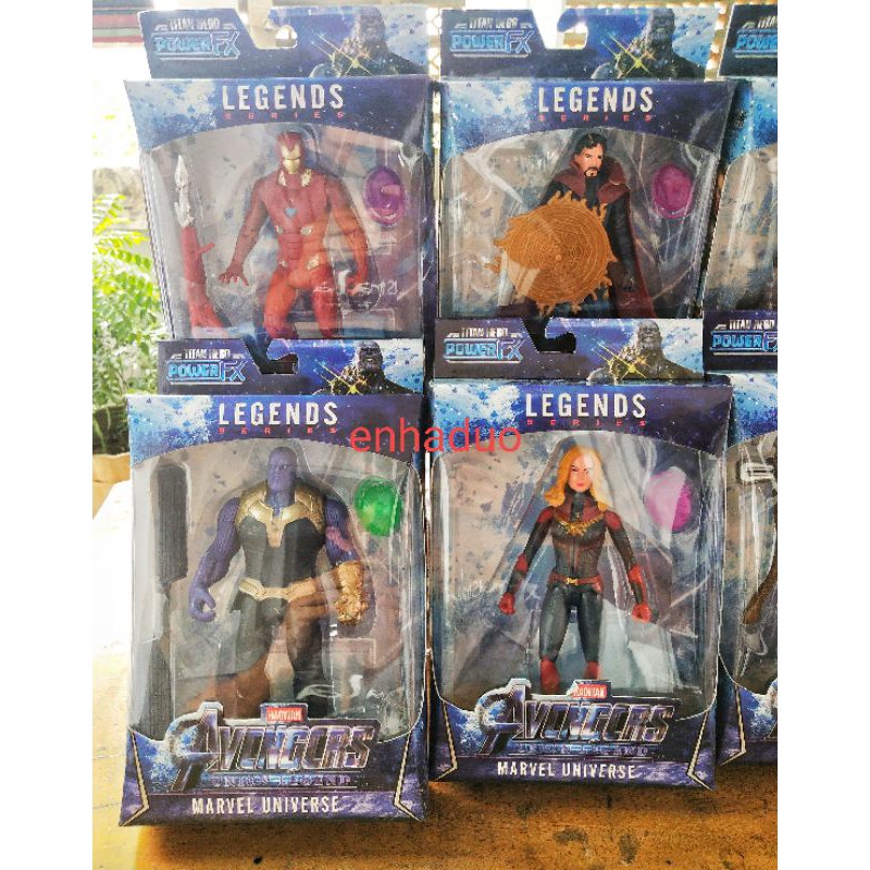 Jual MAINAN MARVEL LEGEND CAPT AMERICA dr STRANGE THANOS CAPT MARVEL ...