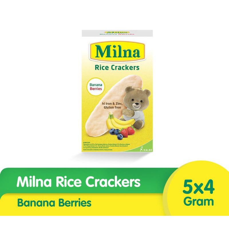 Jual Milna Rice Crackers 20gr/CRUNCH | Shopee Indonesia