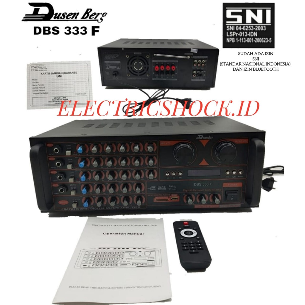 Jual AMPLIFIER DUSENBERG DBS333F / DBS 333 F ( ORIGINAL) | Shopee Indonesia