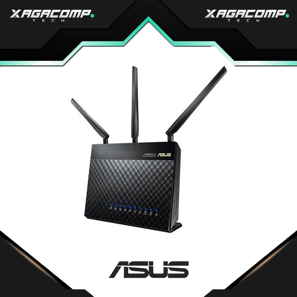 Jual Router Wifi - Asus AST WRL RT-AC68U V3 (1 router) - 3 antenna ...