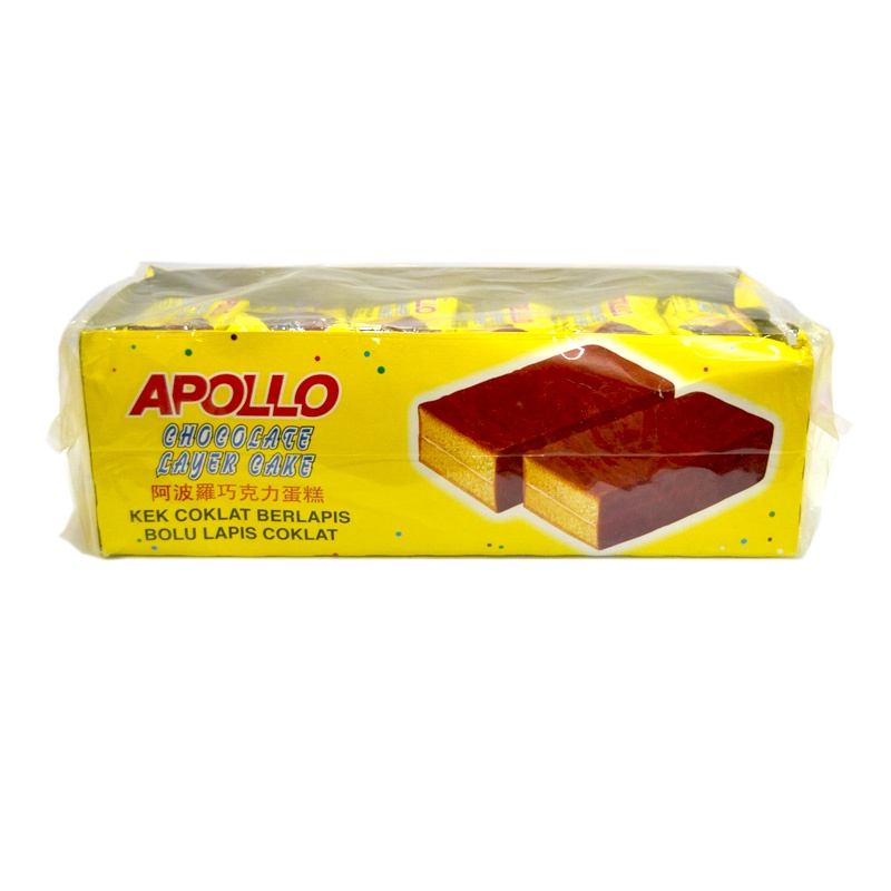 Jual Apollo Layer Cake Coklat 24X18Gr | Shopee Indonesia