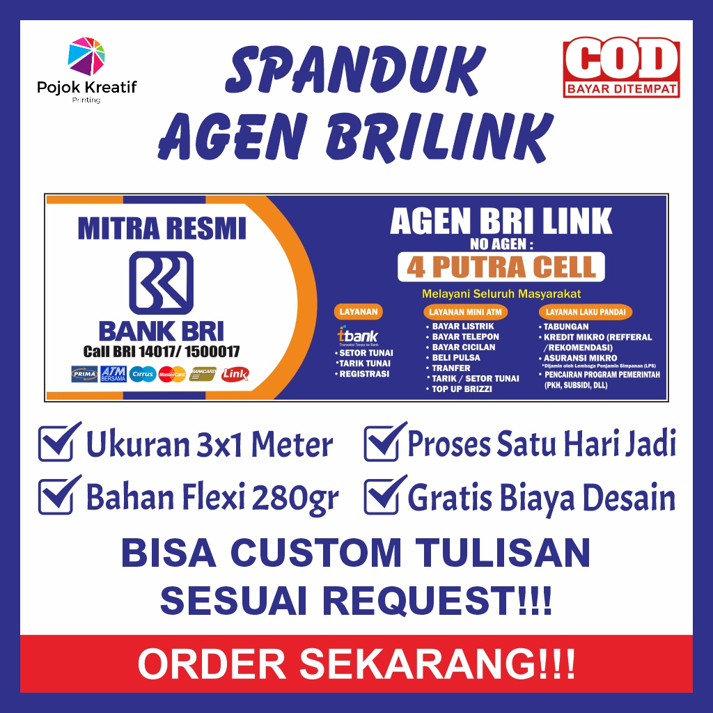 Jual Spanduk Sepanduk Banner Baner Bener Agen Brilink Mobile Mitra ...