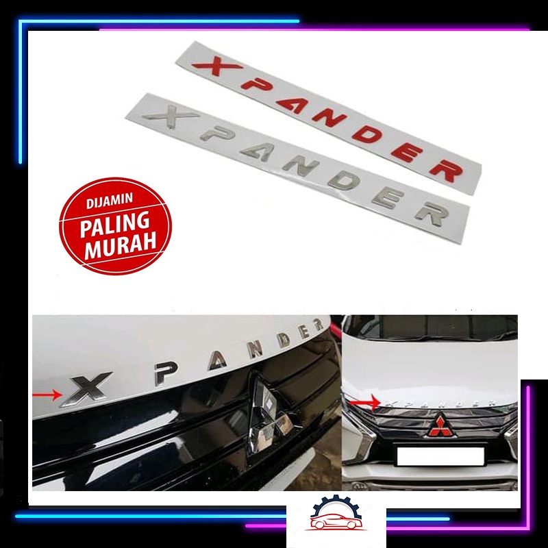 Jual EMBLEM KAP MESIN XPANDER EMBLEM ENGINE HOOD MITSHUBISHI X PANDER ...