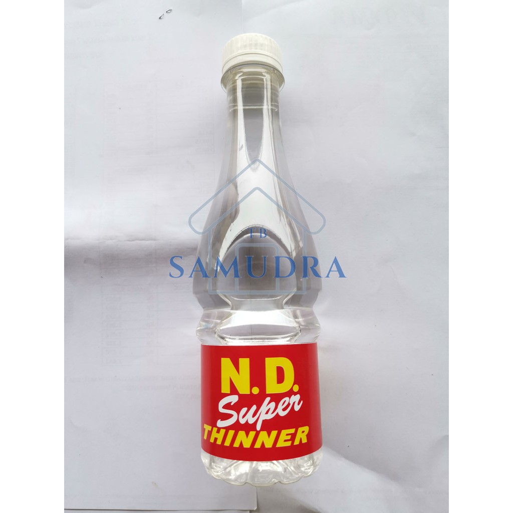 Jual Thinner ND kemasan botol plastik 300cc Campuran Cat Minyak - SAMUDRA TB | Shopee Indonesia