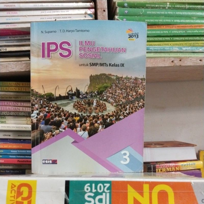 Jual buku ips/ilmu pengetahuan sosial kelas IX/9/3 smp Esis revisi ...
