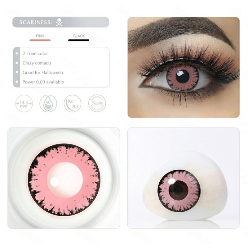 Jual SOFTLENS COSPLAY PINK / SOFTLENS MERAH MUDA | Shopee Indonesia