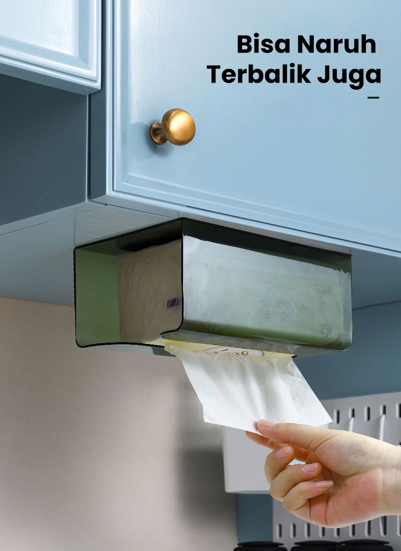 Jual HALU Kotak Tissue / Tempat Tissue Tempel Dinding Dapur Toilet ...