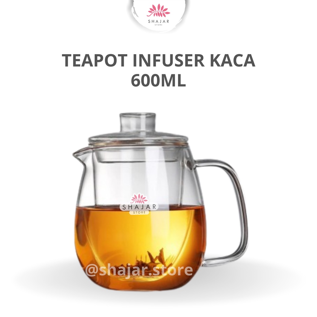 Jual TEAPOT 600ML INFUSER KACA / TEKO KACA JSR PLUS SARINGAN / FILTER UNTUK REBUSAN SEDUHAN ...