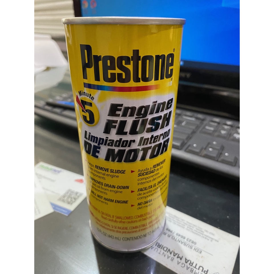Jual Engine Flush Prestone Penguras Mesin 443 ml | Shopee Indonesia