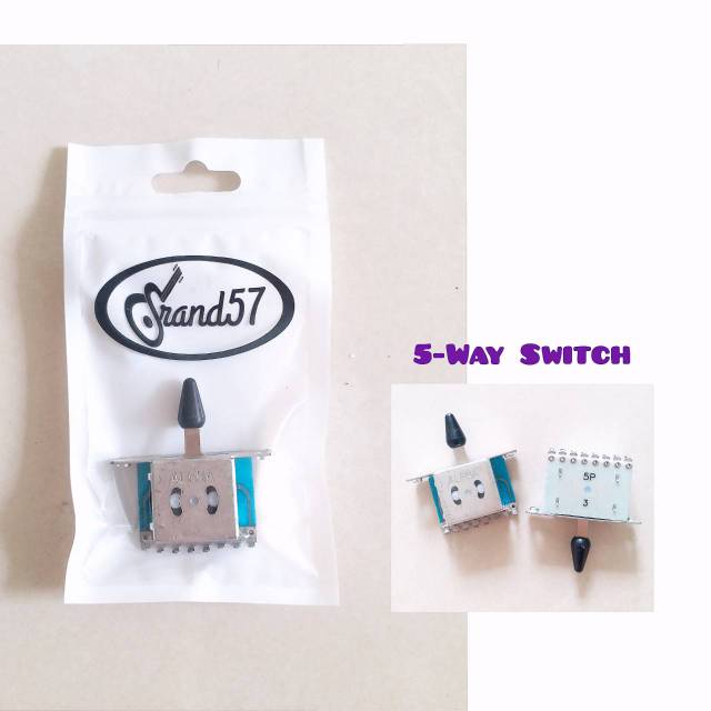 Jual 5 way switch gitar alpha lever switch 5 way strat gitar ...