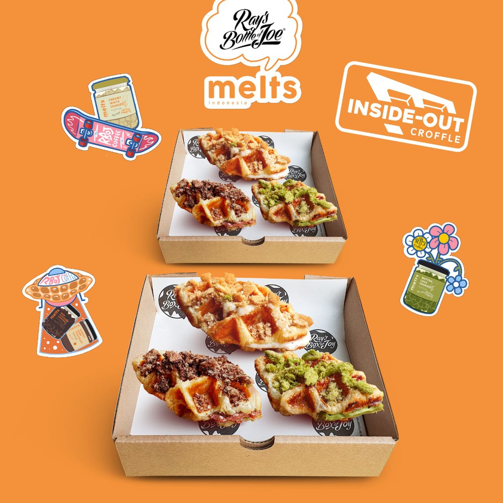 Jual Croffle Inside Out by RBoJ X Melts - Box of 3 Pcs | Shopee Indonesia