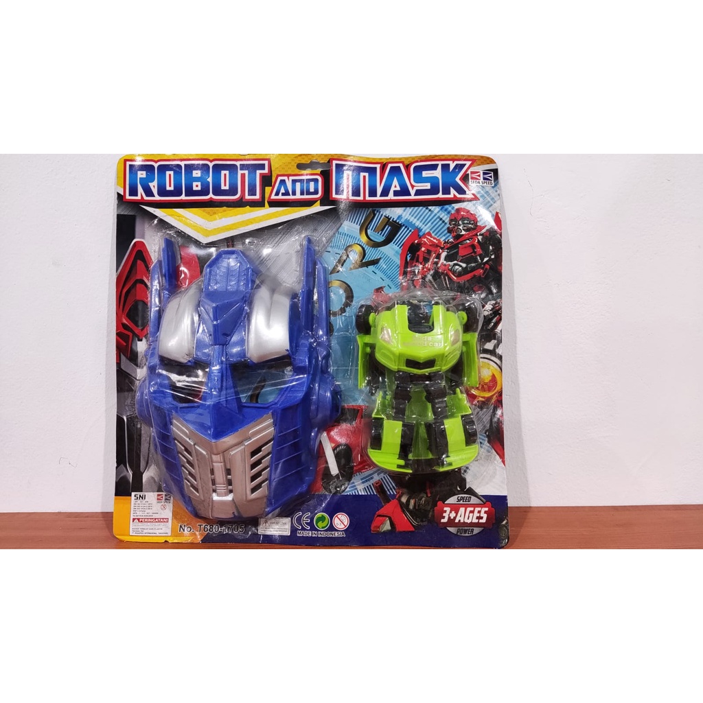 Jual SEDASPEED TOPENG TRANSFORMER + ROBOT TRANSFORMER SEDASPEED MAINAN ...