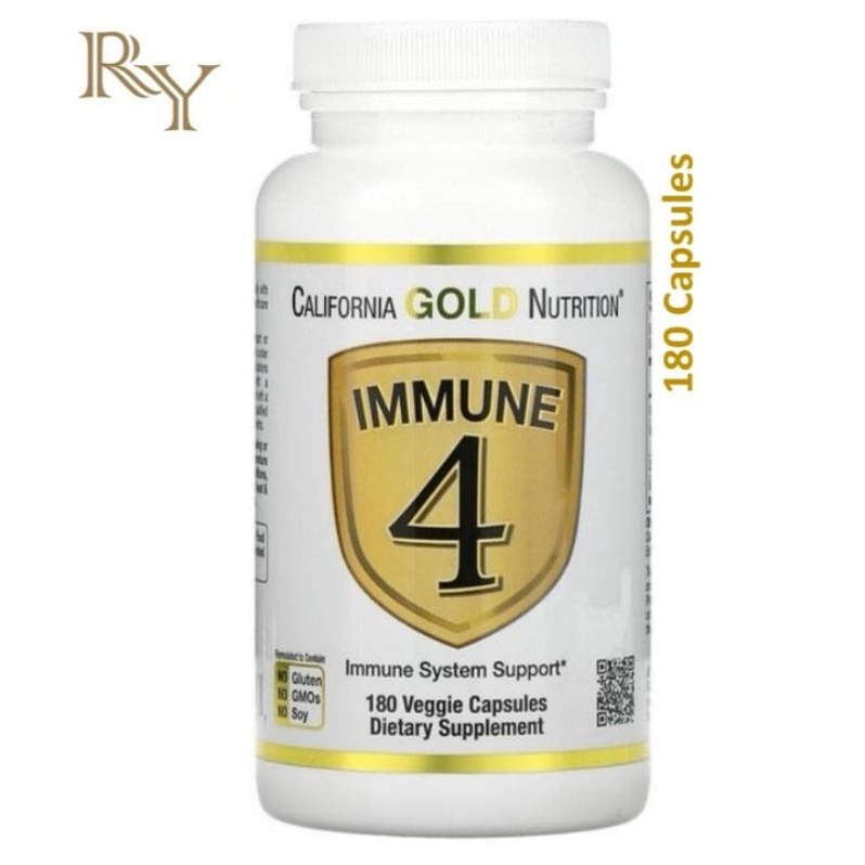 Jual Original California Gold Nutrition Immune 4, Immune System Support ...